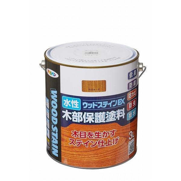 ■特徴 水性で塗りやすく、低臭タイプの木部専用塗料です。 木目を生かした美しいステイン仕上げができ、日光や雨に強く耐候性が優れています。 防腐・防カビ・防虫効果があり、長期間木部を美しく保ちます。 撥水剤の配合により長期間撥水性を維持し、木...