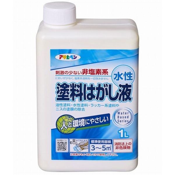 特長 ●塩素系溶剤を一切含まない塗料はがし剤です。 ●はがした塗膜は、水で洗い流すことができ、処理が簡単です。 ●水性ですから臭いが少なく取扱いが簡単です。 ●消防法上の非危険物です。 用途 適した場所 ●鉄部、木部、コンクリート部に塗られ...