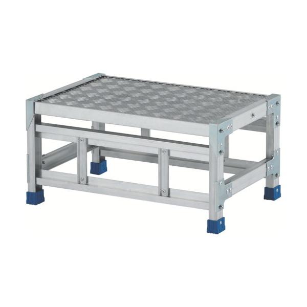 縞板天板により防滑性が向上。 さらに、補強フレームを採用することで剛性が向上し、 より安全な昇降と作業が行えます。 ○最大使用質量:150kg ○製品寸法(mm):W615×D415×H300 ○天板寸法(mm):600×400 ○質量 6...