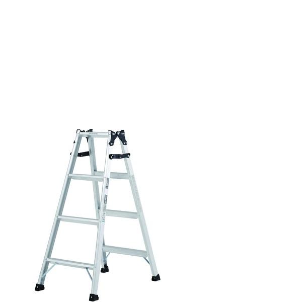 商品画像はイメージ画像です。実際とは異なる場合がございます。 両面ワイドステップ55mm幅広踏ざんと耐久性と安全性が向上した はしご兼用脚立の新型スタンダードモデル。 安全の基本機能を集約した脚立です。 中敷プレートを追加し、支柱端具の強化...