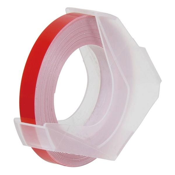 エンボス式ラベルライターでテープに直接打刻を行う事で、摩耗に強く頑丈なラベルが作成できます。 用途 オフィス、工場、現場作業での物品管理用ラベルの作成に。 ダイモテープライターに使用可能   【サイズ】 6mmx3m 【カラー】 レッド 【...