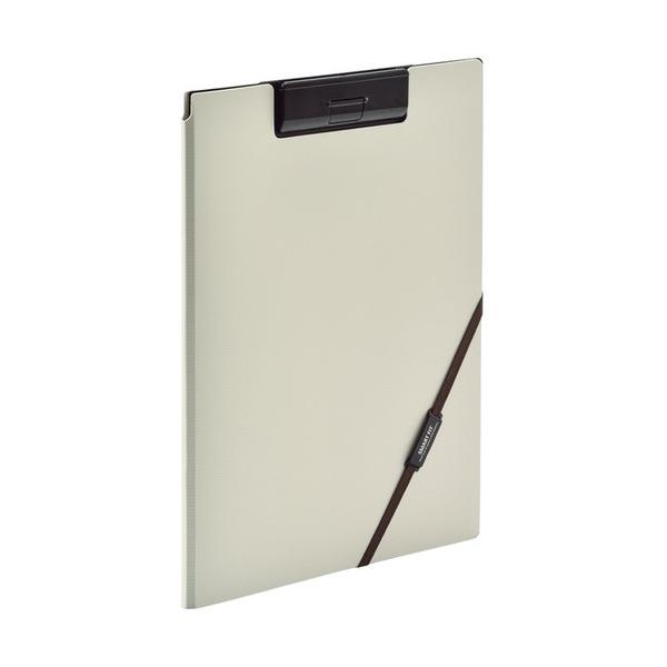 マルチポケット&amp;外側ポケットがついて、一時保管や書類の分類がしやすいクリップファイル。 規格 A4 収容枚数 コピー用紙40枚 裏面外側にポケット付き。   【サイズ】 240×13×340mm 【カラー】 ベージュ 【入数】 1冊...