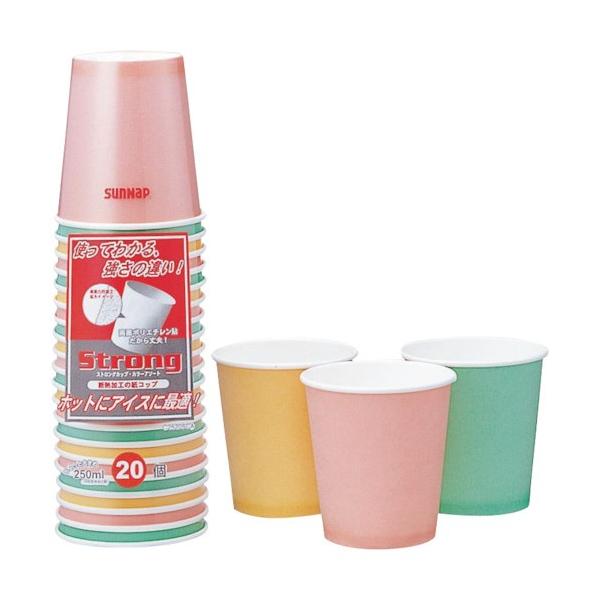 滑りにくく持ちやすい断熱カップです。 表面のPEを発泡させて気泡により断熱効果を実現。 用途 お茶やコーヒーなどの温かい飲み物やカフェやキッチンカーのテイクアウトに最適です。 断熱カップ 表面PE加工 熱発泡タイプ 3色アソート 容量(ml...