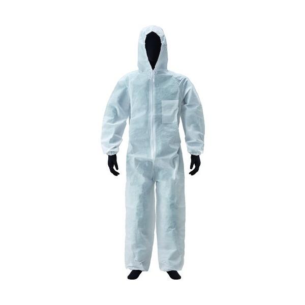 ■特徴 軽量で通気性に優れた続服です。 簡単な汚れ作業に便利です。  ■用途 汚れの発生する作業に。  ■仕様 使い捨てタイプ 袖口、裾口、背ウエストゴム入り フードひも入り 左胸・右尻ポケット付  ■材質 ポリプロピレン（PP)   【重...