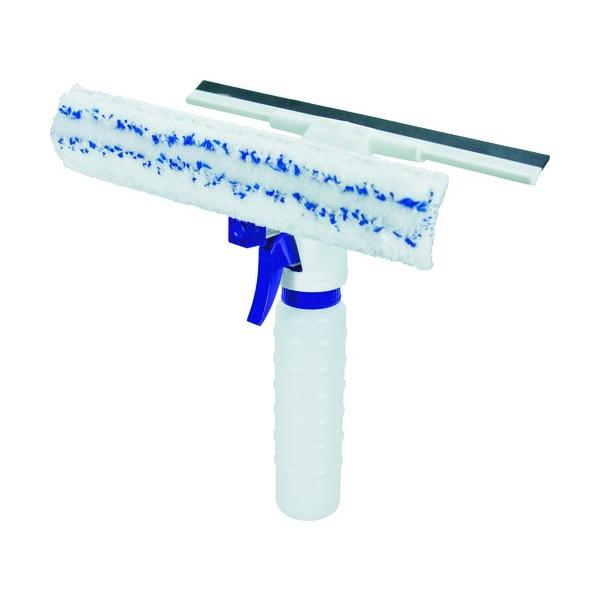 水道が近くに無い場合の窓掃除に最適。  スプレー付きのガラスワイパーなので、ホース・バケツを使用することなく、手軽に窓ガラスの掃除をすることができます。  仕上げの水切りはやわらかめのゴムが窓にピッタリ密着し、一気にできます。  持ちやすく...