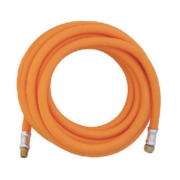 ■用途 高圧洗浄機用高圧ホース。  ■材質 ホース：塩ビ 継手：黄銅 ●適応機種:高圧洗浄機440・電動テストポンプEP440 ●クイックカプラ仕様 長さ(m):8   【原産国】 タイ EP450