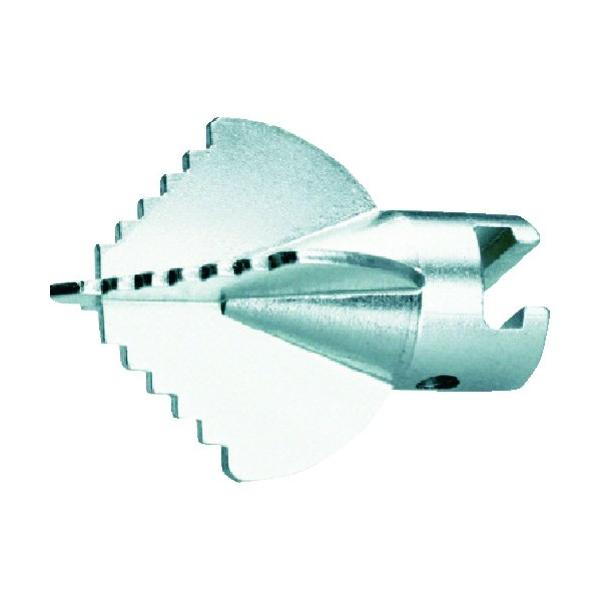 硬化した詰まり物を粉砕するヘッドです。 用途 硬化した詰まり物を粉砕し除去。 ドレンクリーナのヘッド付け替え可能タイプのワイヤに取り付けて使用。 適合機種:R-600、R-600E、R-650、R-750 清掃能力パイプ径(mm):100〜...