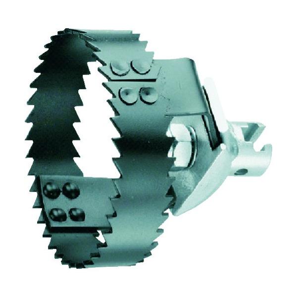 長寿命バネ鋼カッタで、両側に刃を装備しています。 用途 木片などを切断して除去。 ドレンクリーナのヘッド付け替え可能タイプのワイヤに取り付けて使用。 適合機種:R-600、R-600E、R-650、R-750 清掃能力パイプ径(mm):10...