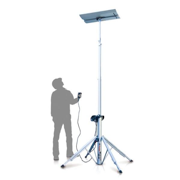 ■本体寸法 脚部開脚時: 1010×1030×1085mm  ■接地対角長 1443x1443mm  ■収納時寸法 310×250×1075mm  ■本体質量 745×435mm  ■高さ最大 26kg(天板含む)  ■高さ最低 3.04m...