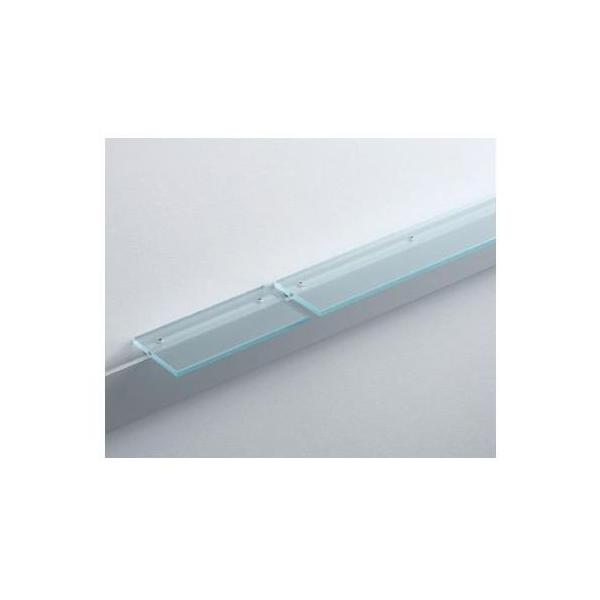 L型棚受け L字棚受 アイアンブラケット  【サイズ】 600mm 【カラー】 ガラス色 【入数】 1 WALLSTYLE072613