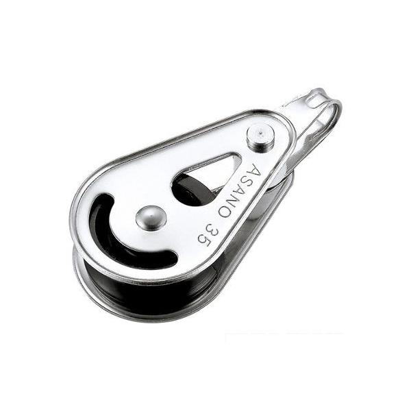 【特長】シーブ径25mmロープ最大径6mm使用荷重60kgサイズ：25材質：ステンレス原産国日本滑車;