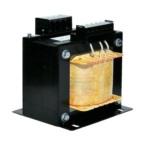 ■特徴 JIS規格適合品です。 コンパクト・軽量化を実現しました。  ■仕様 1φ乾式変圧器　絶縁トランス P.1φ2W　220‐200V S.1φ2W　110‐100V   【入数】 1点 ECL2115KN