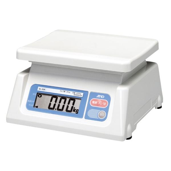 ■特徴 見やすい大型液晶表示です。（文字高25mm） 皿を載せた状態でのゼロ表示可能な風袋引き機能付です。 ステンレス皿（SK-10JA別売）の使用で衛生的な計量が可能です。 大きな計量皿（230x190mm）です。 オートパワーオフ、風袋...