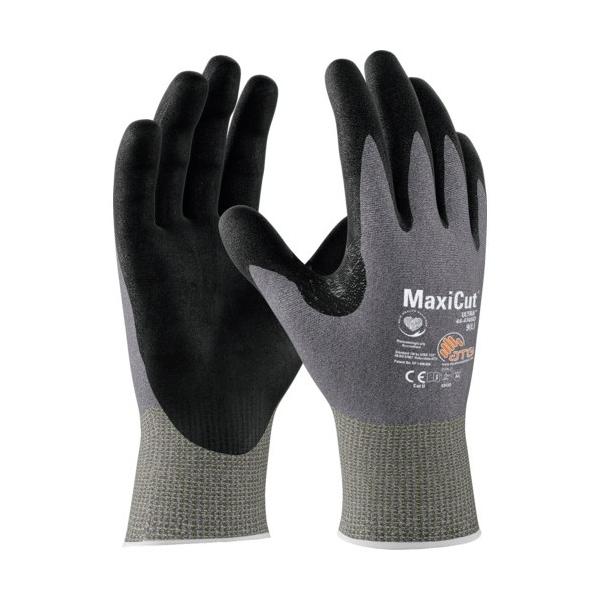 ■特長 特許取得のマイクロ発泡ニトリルコーティングは熱と蒸れを360°全方向から放出し、手の温度を最適に保ちます。  マキシカット［［R上］］・ウルトラ［［TM上］］は薄さ・快適性・耐久性を高めており、耐切創手袋でありながら柔らかく機能性・...