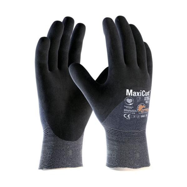 ■特徴 特許取得のマイクロ発泡ニトリルコーティングは熱と蒸れを360°全方向から放出し、手の温度を最適に保ちます。 マキシカット［［R上］］・ウルトラ［［TM上］］は、従来のマキシカット［［R上］］の耐切創性に薄さ・快適性・耐久性をさらに高...