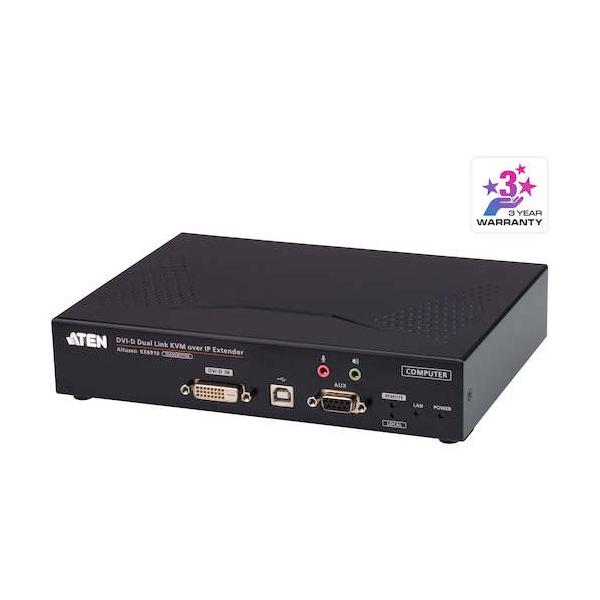 ■特徴 ●KE6910は、2K解像度に対応したデュアルリンクDVI-D　IP-KVMエクステンダーです。 ●この製品は、IPベースのトランスミッター（KE6910T）と、レシーバー（KE6910R）から構成されています。  ■仕様 ●コード...