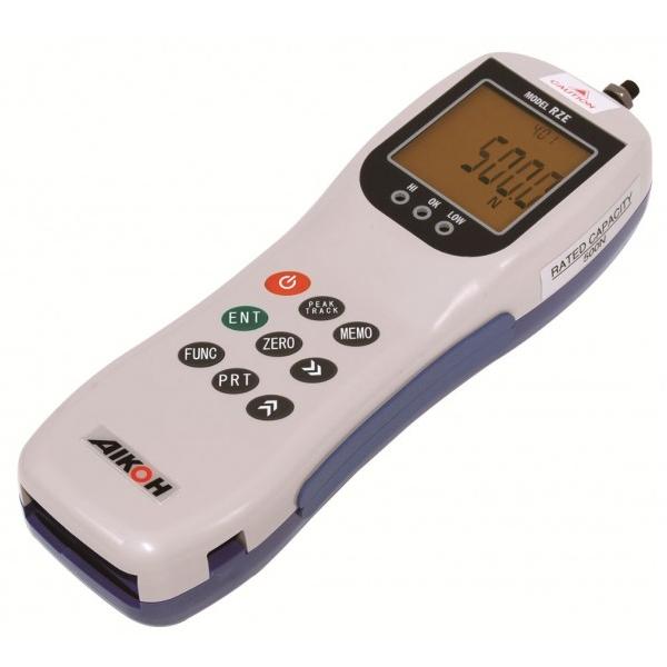 【特長】 ●見やすい液晶表示 ●オートパワーオフ機能付 ●USBデータ出力対応 ●アナログ出力(±2VF.S.) ●マルチ電源対応(100〜240V) ●使用可能時間:満充電後約30時間 【仕様】 ●容量:100N(10Kgf) ●最小表示...