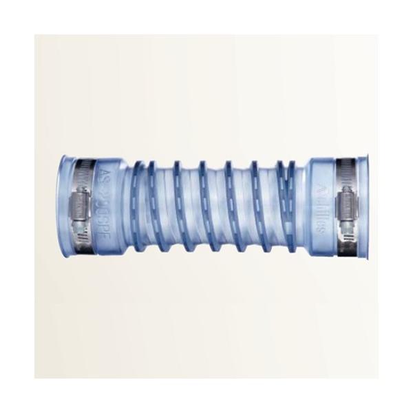 ■特徴 ●排水管は適正な勾配をとり、支持金具等で固定してください。 ●排水管をアキレスジョイント排水管つきあて部まで差し込み、ステンレスバンドで固定してください。（接着剤は不要です） ●接続の際、引っ張り配管にならないように、接続するように...