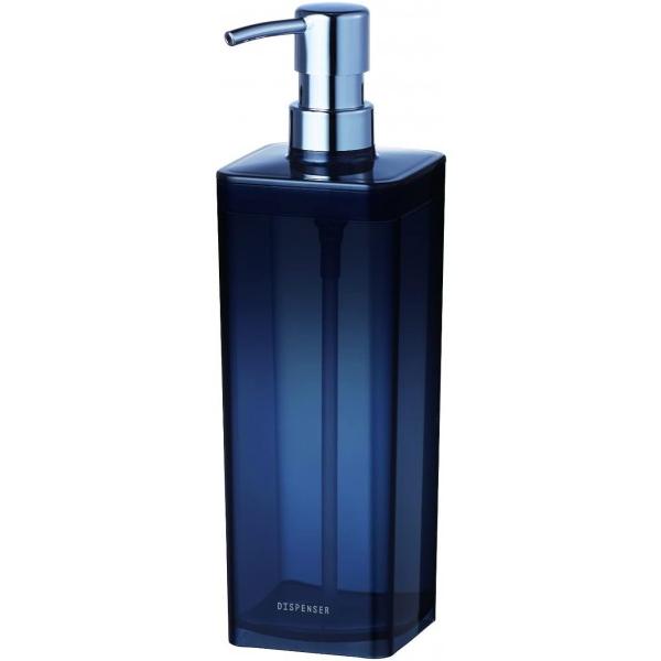 詰め替えボトル シャンプーボトル つめかえ 大容量 容器 大容量でお洒落に使える詰め替え用ボトル 大きく押しやすいポンプヘッド 底面湾曲構造で最後まで使いやすい   【サイズ】 7.9×8.9×25.7cm 【カラー】 ダークネイビー 【入...