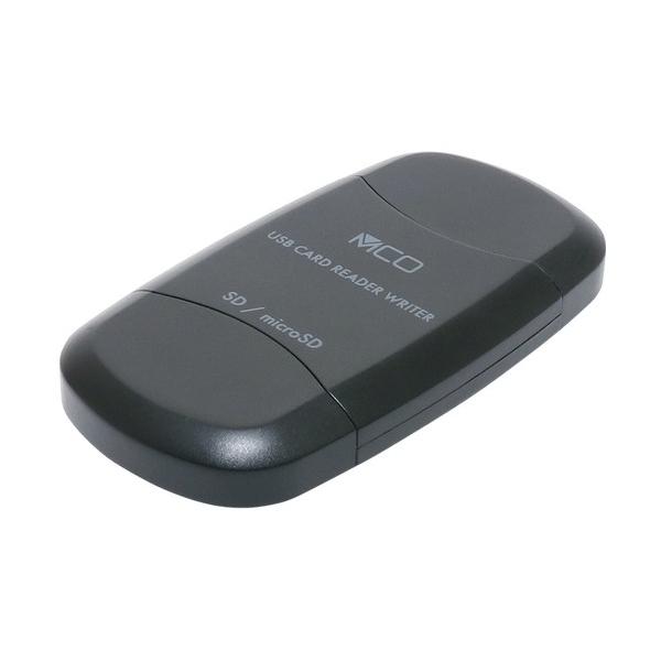 ●SDカードとmicroSDが同時に使える  ●最大1TB対応のSDXC規格対応 USB3.2Gen1+UHS-1規格対応  ●本体サイズ:約幅36mm 奥行51mm 厚さ10mm（キャップ、突起部除く）  ●重量:約13g  ●コネクタ:...