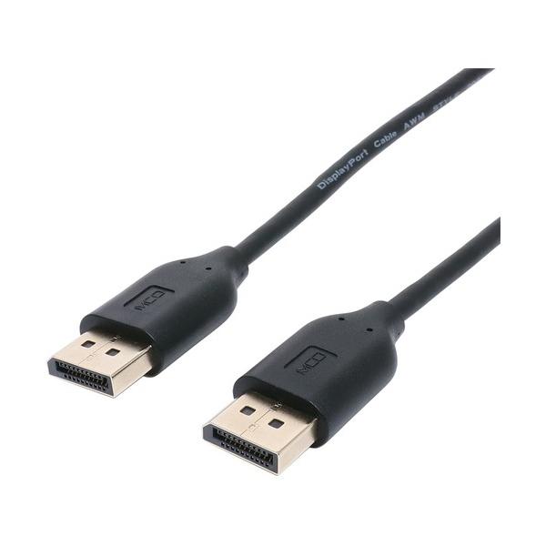 ●配線しやすいスリムタイプのDisplayPortケーブル最大4K解像度の出力に対応  ●取り回しが良く配線しやすいスリムタイプケーブルPCとモニターを接続して、映像と音声の伝送を行うDisplayPortケーブルです。  直径約4.6mm...