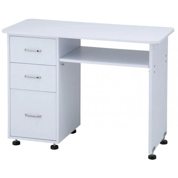 ●幅×奥行×高さ（mm）:980×450×725  ●重量（kg）:31  ●材質:メラミン化粧板  ●棚板内寸法（天板からの距離）:130mm・170mm  ●天板サイズ:980×450mm  ●引出し内寸法:上段・中段/幅240×奥行3...