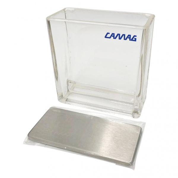 ●展開溶媒を節約できます(5ml)。 ●溶媒の廃棄処理を軽減できます。 ●溶媒蒸気によるプレートの前飽和に有効です。 ●飽和溶媒と展開溶媒が異なる場合にも使用できます。 ●薄層板用100×100mm ●カバー:ステンレス ●外寸法:130×...