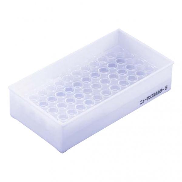 ●冷凍保存に優れた強さを発揮し、耐薬品性にも優れています。 ●積み重ねが容易で、試料の保存・格納に適しています。 ●材質:PS(ポリスチレン) ●耐寒温度:-20℃ ●型番:SF-16型 ●穴径(φmm):16 ●収納数(本):60(5×1...