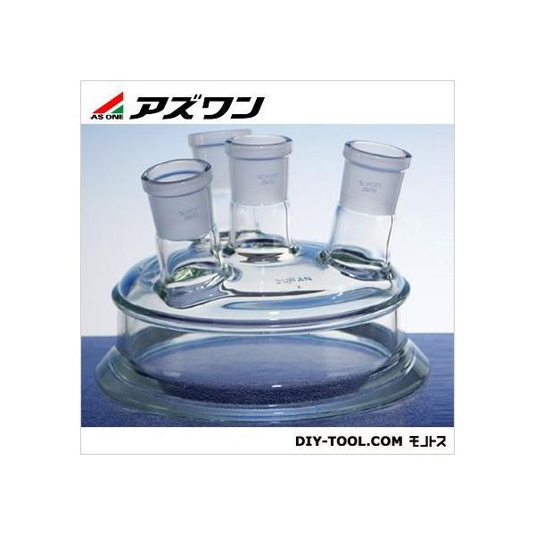 ●材質:DURAN?(硼珪酸ガラス3.3) ●熱膨張係数:33×10^-7/℃(20〜300℃) ●DN150 ●フランジ外径:φ184mm ●主管:29/32 ●側管:29/32×3(prallel) ●高さ:130mm  【サイズ】 φ...