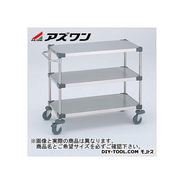 ●材質:平棚/ステンレス(SUS430)、ポール/ステンレス(SUS304) ●キャスター:エラストマー製(対角ストッパー付き) ●耐荷重:192kg ●組み立て式(要工具) ●足パイプ径:φ25.4mm ●サイズ(mm):991×614×...
