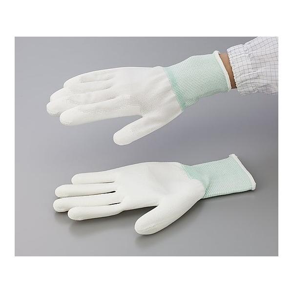 ●手首の裾部はほつれを防ぐオーバーロック加工を施しています。 ●伸縮性があり、フィット感に優れています。 ●ナイロン長繊維を使用していますので発塵が少ないです。 ●材質:手袋/ナイロン100%、コーティング部/PU(ポリウレタン) ●色(手...