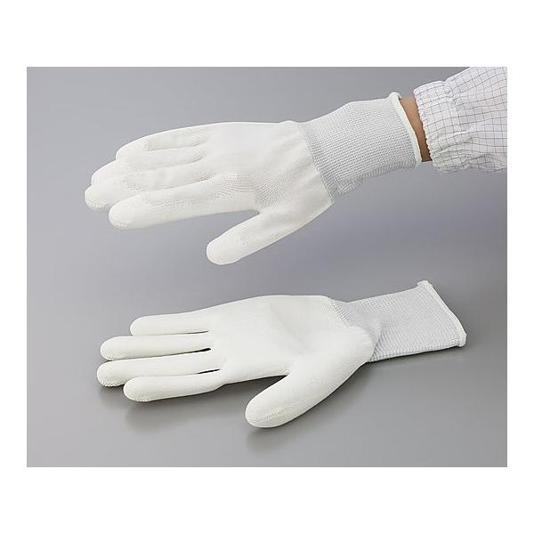 ●手首の裾部はほつれを防ぐオーバーロック加工を施しています。 ●伸縮性があり、フィット感に優れています。 ●ナイロン長繊維を使用していますので発塵が少ないです。 ●材質:手袋/ナイロン100%、コーティング部/PU(ポリウレタン) ●色(手...