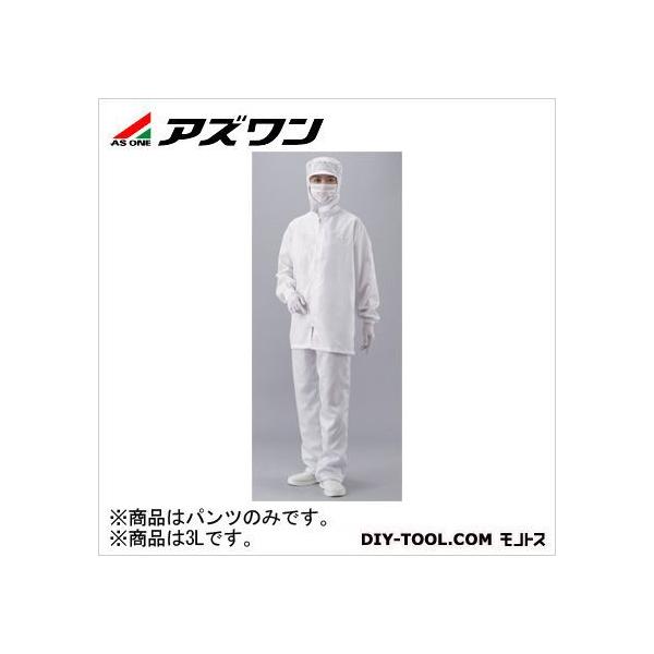 ●材質:導電糸入りポリエステル100％(ストライプタイプ) ●表面抵抗率:10^6〜^8Ω/□ ●裾ゴム無し ●色:白 ●サイズ:3L ●ウエスト:76cm ●袖丈(C):77cm ●※フード・マスク・手袋・靴は別売です。  【サイズ】 3...