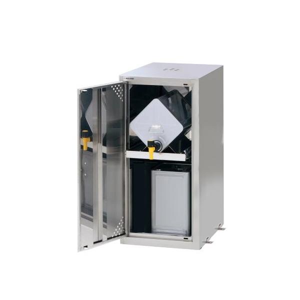 ●収納と作業効率の両立。 キャビネットとスタンドのハイブリットモデル。 ●サーバー棚はスライド式ですので出し入れが容易に行えます。 ●通気口を標準装備しているので、排気ダクト(1-7612-01)を取り付ける事で排気にも対応が可能です。 ●...