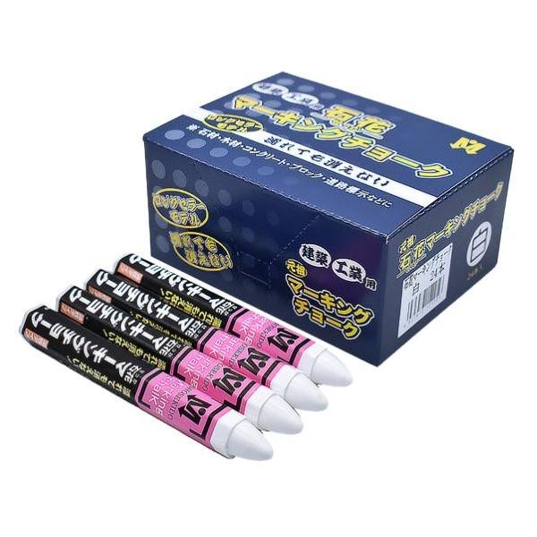 濡れても消えない材木チョークです。 色が鮮やかでよく見えます。 冬の寒さにも耐えられる「マーキングチョーク」です。 車内等の高温環境・低温環境にも強く温度の変化にも対応させました。 用途 木材、道路表示、ブロック、コンクリート、鉄、石など。...