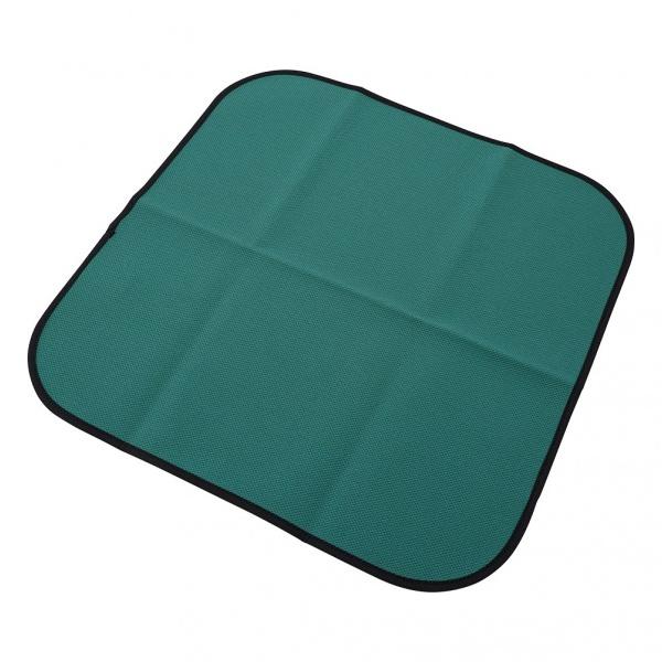 ●材質:表/綿20%・ポリエステル80%、裏/ポリカーボネートラミネート●消臭加工●洗濯方法:洗濯可/乾燥機可●サイズ(mm):400×400●用途:クッション・座布団用●型番:H9790●色:グリーン   【入数】 1個 8452701