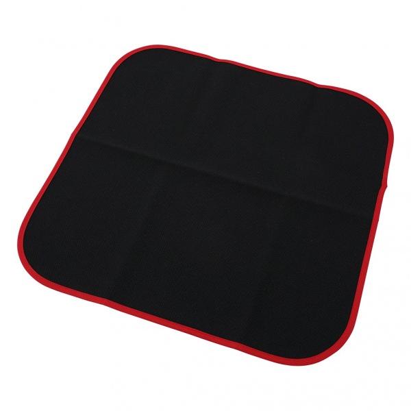 ●型番:H9790●サイズ(mm):400×400●用途:クッション・座布団用●色:ブラック●材質:表/綿20%・ポリエステル80%、裏/ポリカーボネートラミネート●消臭加工●洗濯方法:洗濯可/乾燥機可   【入数】 1個 8452703