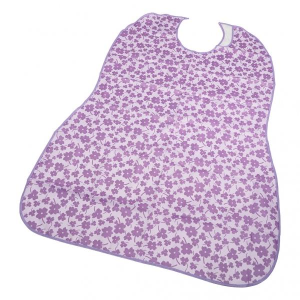 ●材質:ポリエステル100％●幅×丈:750×1050mm●首周り:〜480mm(面ファスナー式)●洗濯方法:洗濯機可/脱水可/乾燥機可(60℃以下)●撥水加工●色:パープル●型番:403720-132   【入数】 1個 8290805