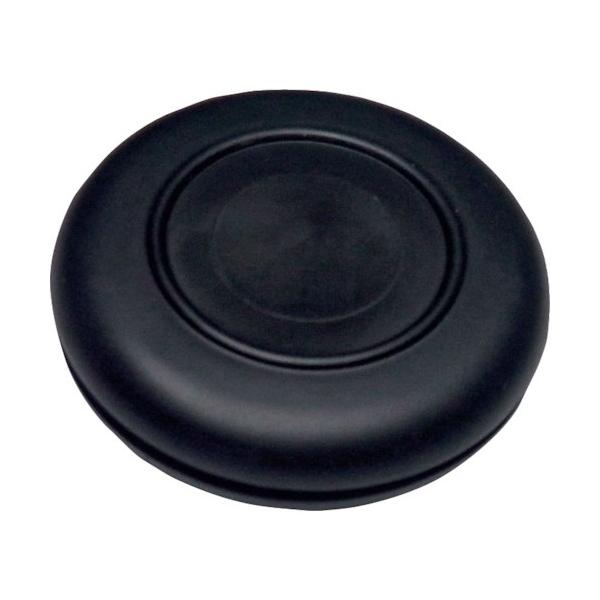 ●金属ボックスにケーブルを挿入する際の被覆保護に ●仕様:厚鋼用 ●材質:合成樹脂 ●溝径:36mm ●外径:43mm ●内径:27mm ●厚み:11mm ●溝巾:36mm ●入数:1個  【カラー】 黒 【入数】 1個 GB36コ゛ムフ゛...