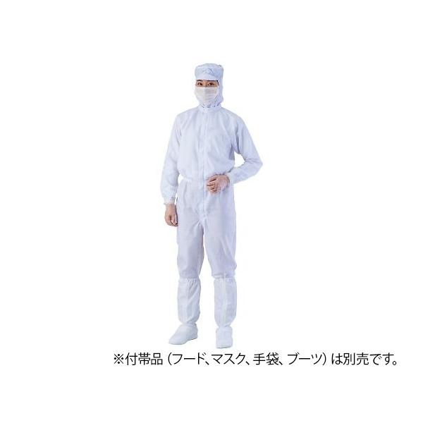 ●衿部をマジックテープから、脱落防止樹脂ホック止め仕様にした異物混入対策ツナギ服です。 ●異物混入対策のため、ペン差し・名札・腕章用ループを取り除きました。 ●袖部はスリム形状でダブつきを防ぎます。 ●色:ホワイト ●サイズ:4L ●総丈(...