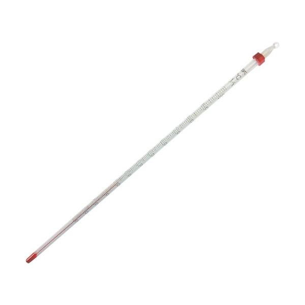 商品画像はイメージ画像です。実際とは異なる場合がございます。 ●開けなくても中が見える透明ケース付きです。 ●★転がり防止のゴム付です。 ●測定範囲:-20〜105℃ ●最小目盛:1℃ ●全長:300mm ●転がり防止ゴム付き ●ケース付き...