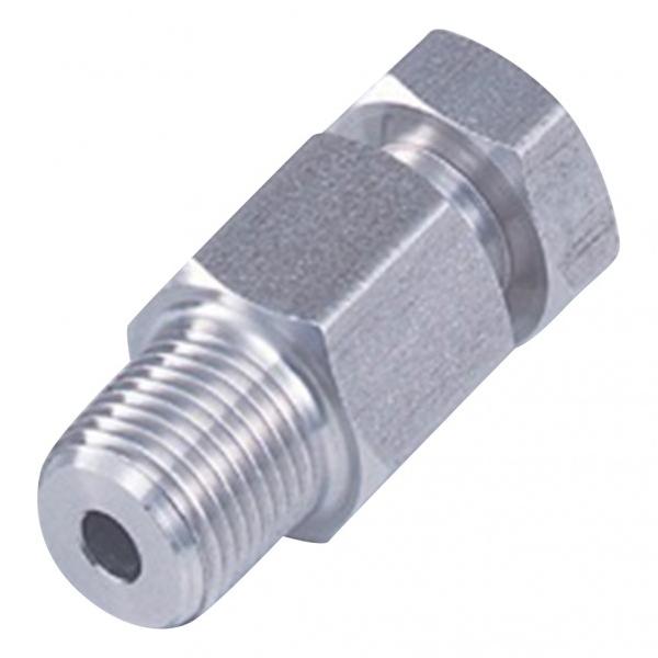 ●φ3.2mm用の熱電対センサーに取り付けられます挿入長は締め付け位置により任意に固定できます。 ●対応センサー径:φ3.2mm ●材質:ステンレス(SUS304) ●取り付けネジサイズ:R(PT)1/8   【入数】 1 2782103