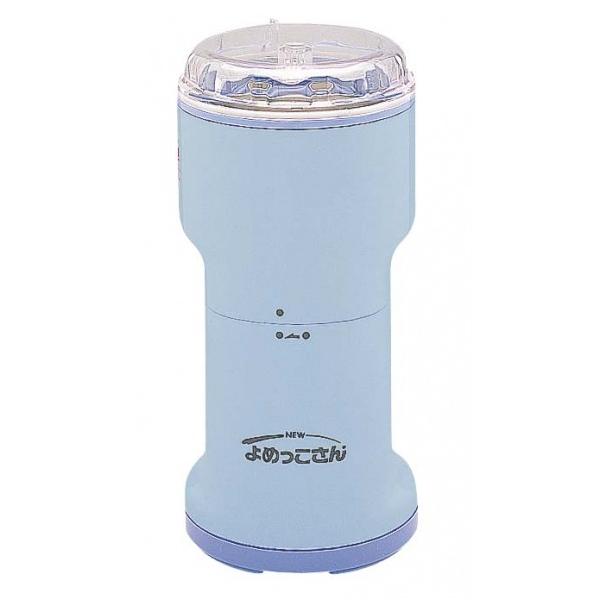 ■特徴 ●定格時間：3分 ●粉・顆粒・ペースト状にでき、ふりかけ、だしとり、混ぜ合わせなどに使用できます。材料の粗さ・細かさは、運転時間の長短によって調整できます。 ●使用方法。粉砕カッターをセットし本体の中に8分目以下の材料を入れます。蓋...