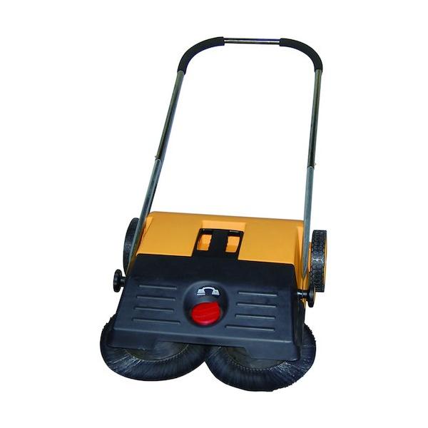 ●駆動源要らず、押して歩くだけでゴミや落ち葉の回収ができる手押しスイーパーです。 ●清掃面(床)とブラシ高さを調節できます。 ●ハンドルを折り曲げ収納できます。 ●倉庫・工場内、建物の周り・道路清掃に。 ●落ち葉の回収・道路工事の後の掃除に...