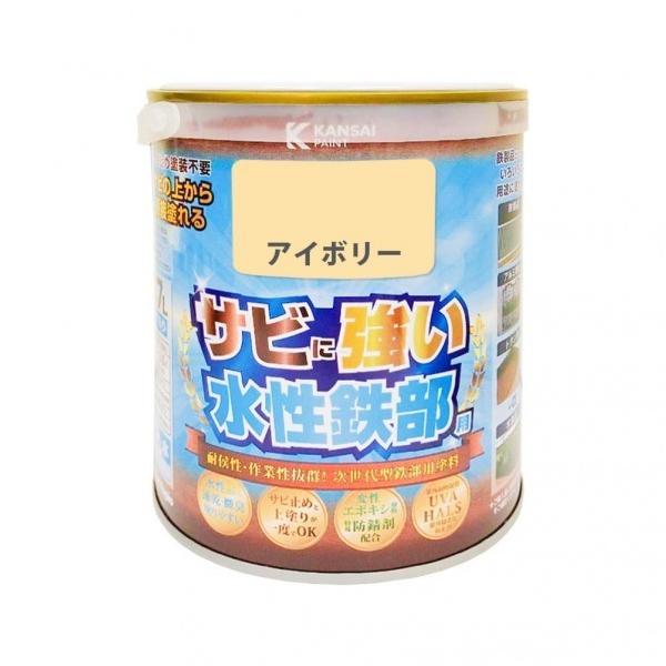●特徴:超微粒子「変性エポキシ樹脂」が緻密で強固な塗膜を形成。 水性塗料最高クラスの高い防サビ性と高い耐久性を実現したサビの上から直接塗れる高性能鉄部用塗料です。 特殊防錆剤が強力な防請効果を発揮し、サビ止めと上塗りが同時にできます。 紫外...