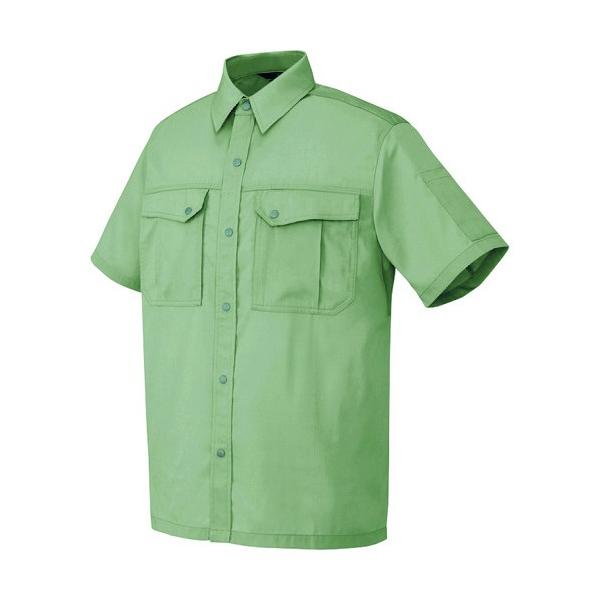 ■特徴 シンプルなデザインとオールマイティーな素材があらゆるワークシーンに適応します。  ■仕様 帯電防止 前立て：ドットボタン（プラスチック） ドルフィンカット仕様  ■材質 素材：ライトツイル　ポリエステル65%・綿35% ボタン：プラ...