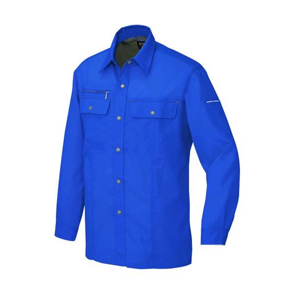 ■特徴 清涼感を大切にした着心地の良いワークウェアです。 ドルフィンカットで動きやすさ抜群です。  ■仕様 帯電防止 ストレッチ 前立て：ドットボタン（プラスチック） ドットボタン：プラスチック ドルフィンカット仕様 年間商品  ■材質 素...