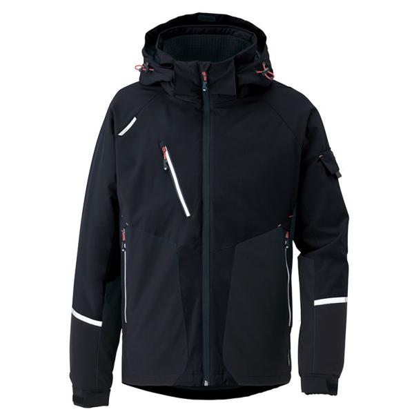 商品画像はイメージ画像です。実際とは異なる場合がございます。 ■特徴 保温性の高い光電子中綿を使用した防寒ジャケットです。 軽量・ストレッチ・防風・防水、機能付き生地を使用しています。 他、反射材付きです。  ■用途 配送業、倉庫業、イベン...