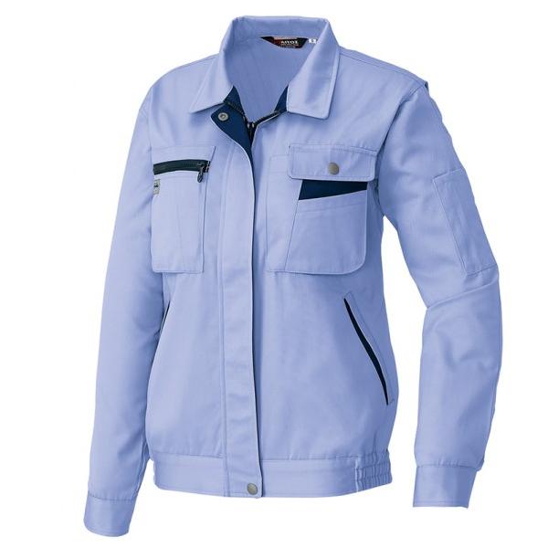 動きやすさはそのままに、寸法や衿、ポケットの大きさなど細部にまでこだわった、働くモチベーションを上げる女性専用サイズのブルゾン。 ■特徴 帯電防止 ●素材/ツイル ポリエステル65%・綿35% ●ボタン/プラスチック ●ファスナー/ビスロン...