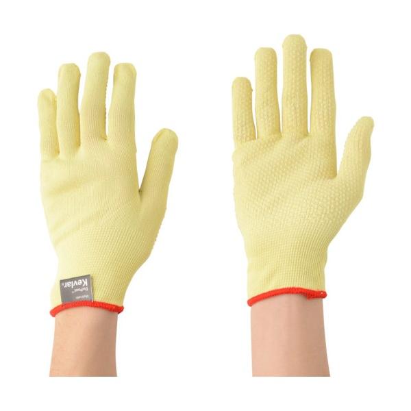 ■特長 すべり止め跡が残りにくいシリコン樹脂を使用しています。 ■用途 自動車・機械加工・電気・金属加工など ■仕様 色:イエロー サイズ:L ゲージ数:15 リストカラー:レッド 全長(cm):22.7±1 手のひら周り(cm):18.8...
